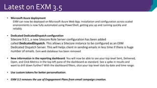 SUG Bangalore - Sitecore EXM with Jisha Muthuswamy | PPT