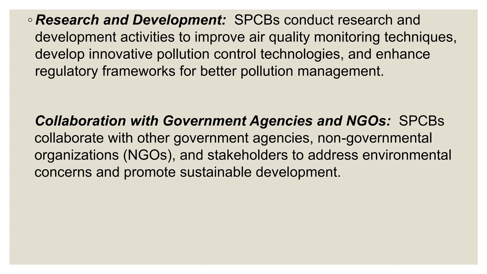 state board for the prevention and control of air pollution | PPTX