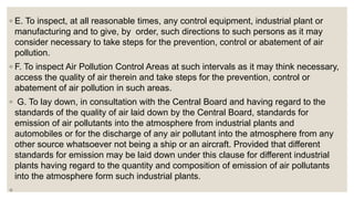 state board for the prevention and control of air pollution | PPTX