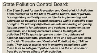 state board for the prevention and control of air pollution | PPTX