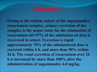 reversal of muscle relaxant. rocuroniumSugammadex.ppt