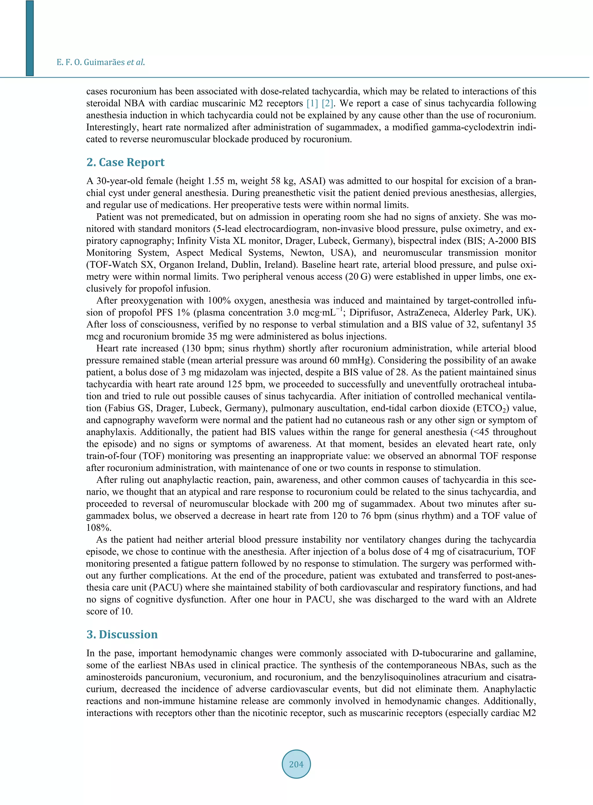 Sugammadex in the management of sinus | PDF