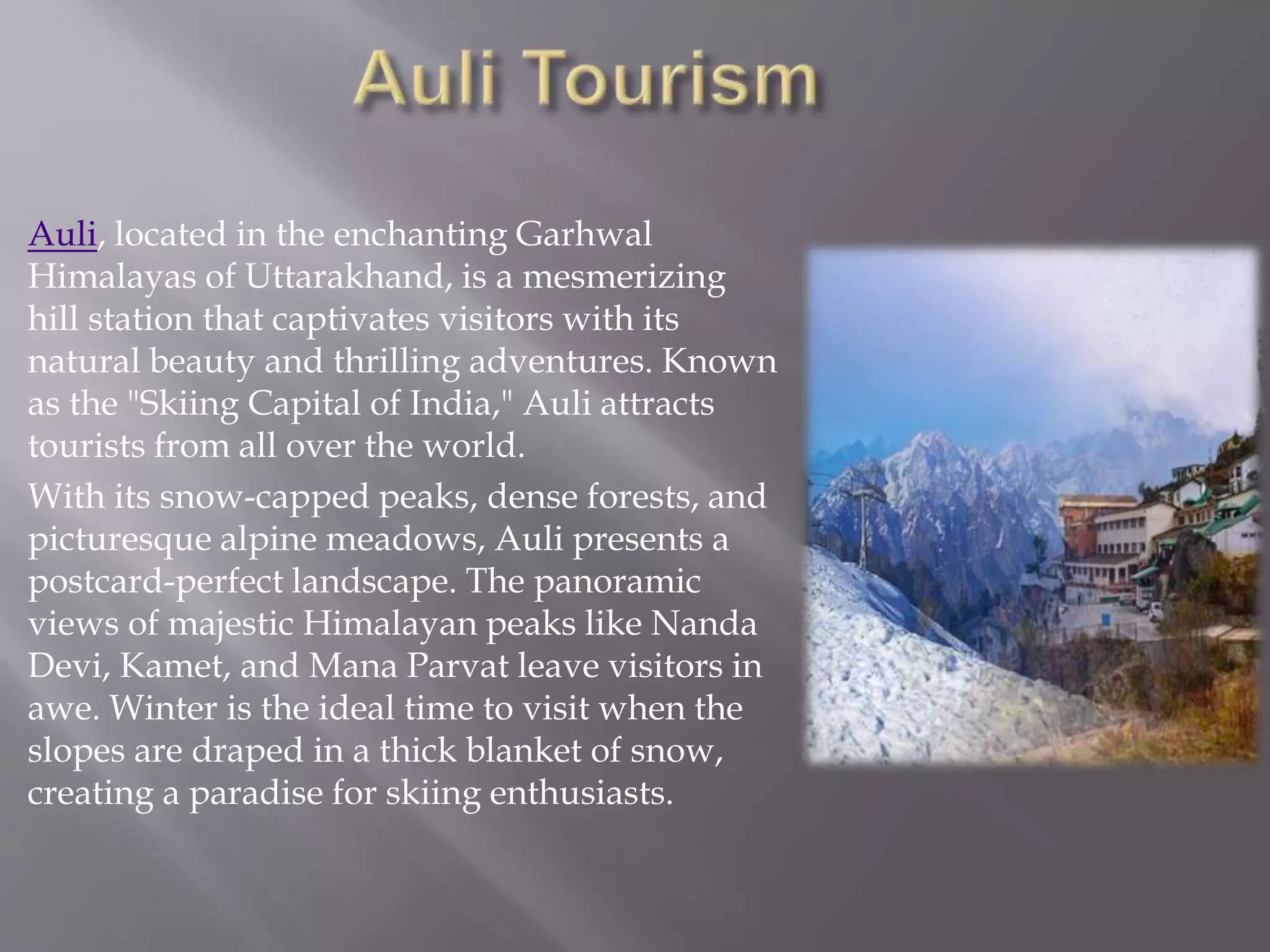 uttarakhand tourism | PPTX