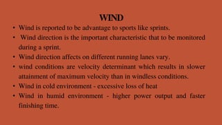 ENVIRONMENT CHALLENGES FOR ATHELETES | PPTX