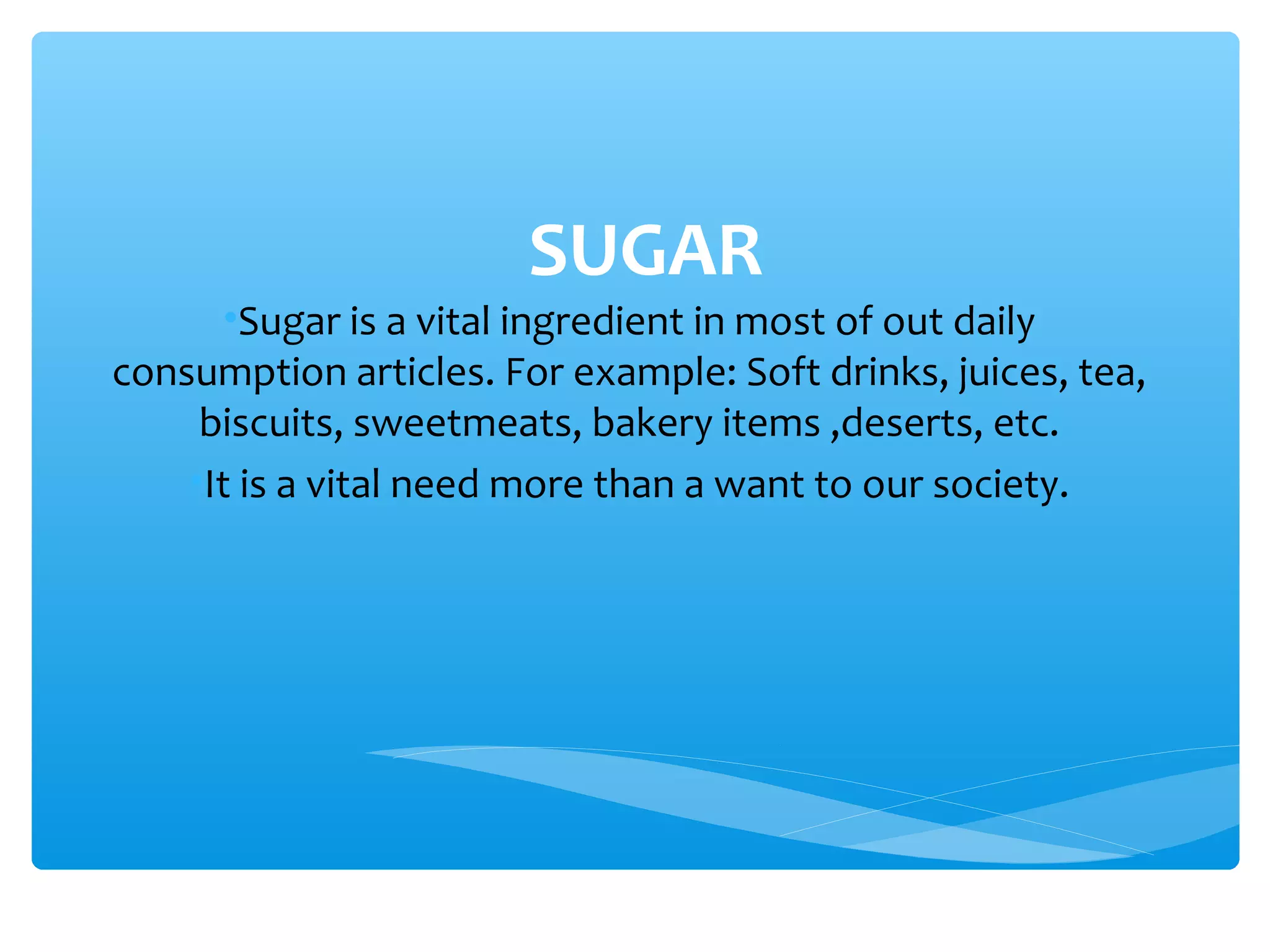 Steps involved in Sugar Production | PPT