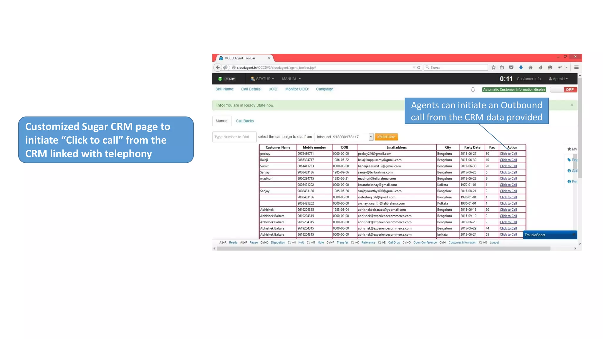 Sugar cti integration-ozonetel | PDF