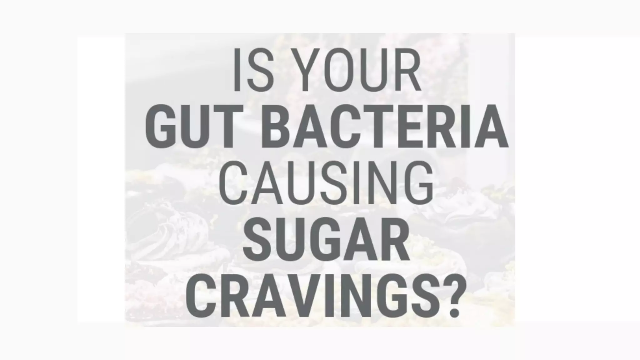 Sugar killing bacteria ! | PPT