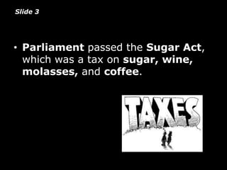 Sugar act | PPTX