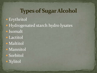 Sugar alcohol new | PPTX
