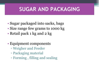 Sugar bagging and storage | PDF