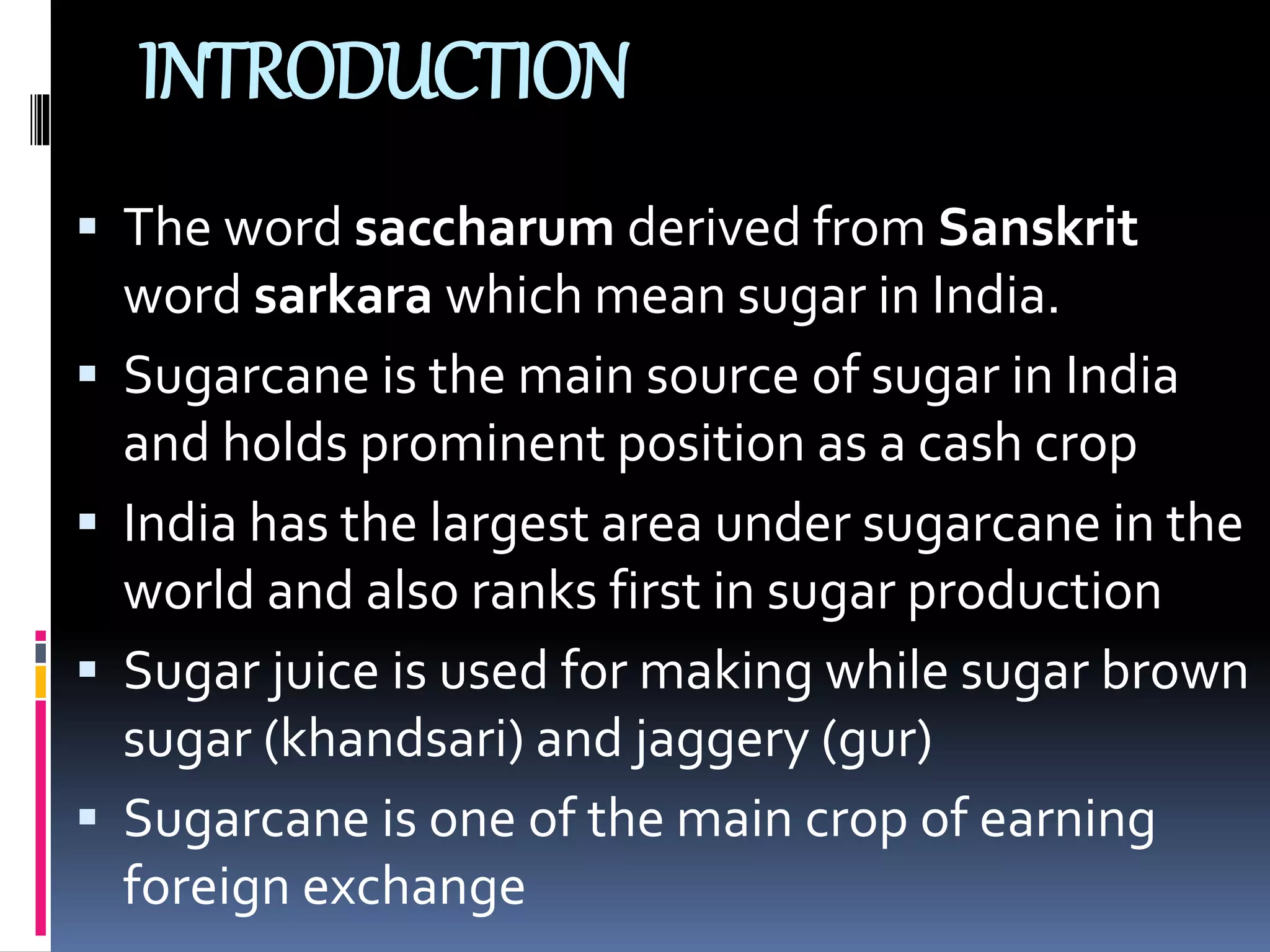 Sugarcane ( Scientific cultivation of sugarcane crop) | PPTX