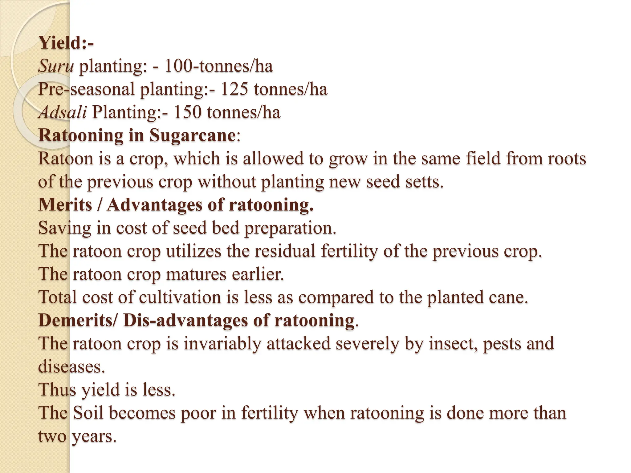 Sugarcane.pptx Details cultivation practices of sugarcane | PPTX