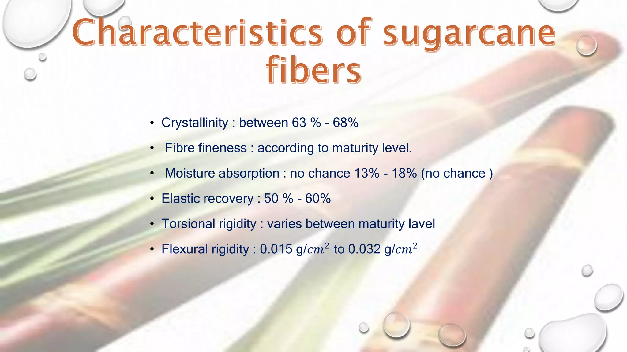 Sugarcane fibre | PPT