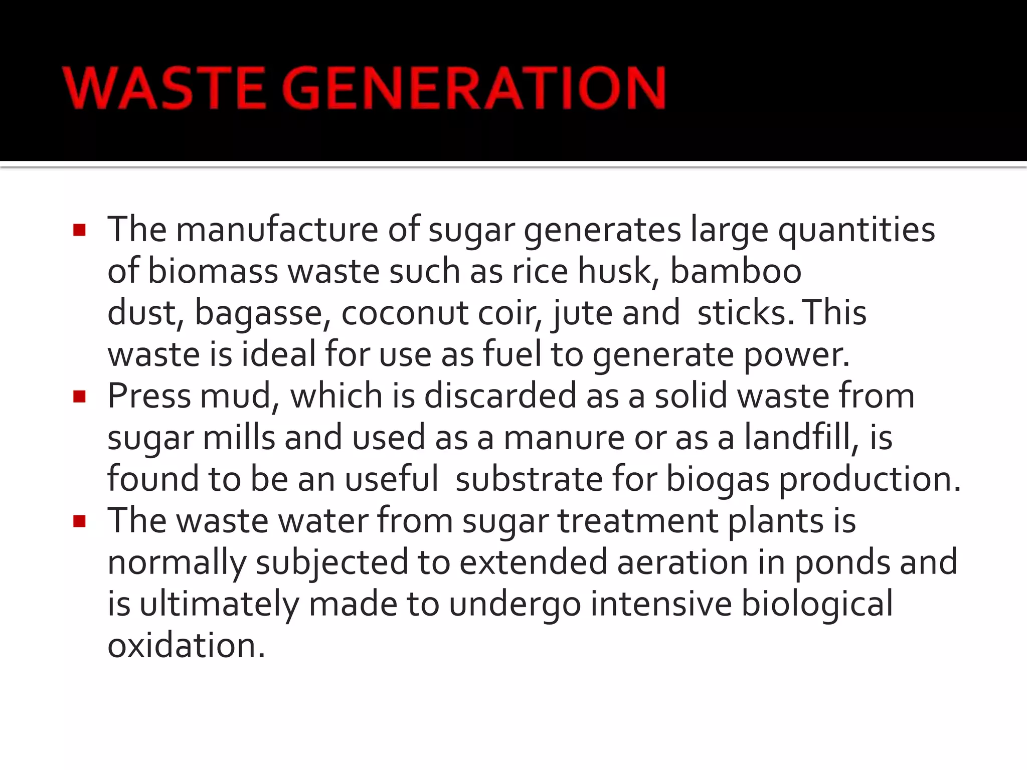 Sugarcane industry waste utilization | PPTX