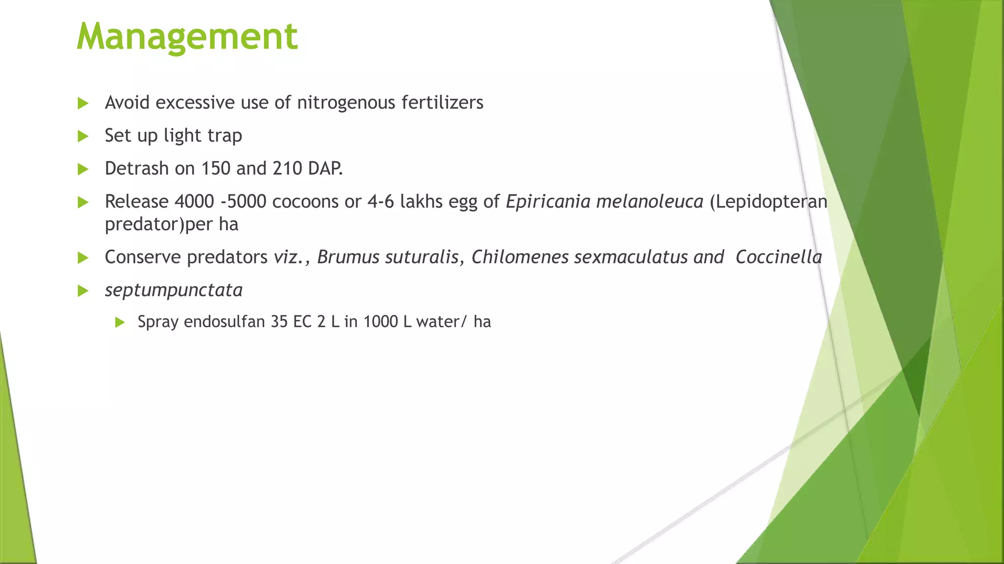 Pests of sugarcane | PPTX