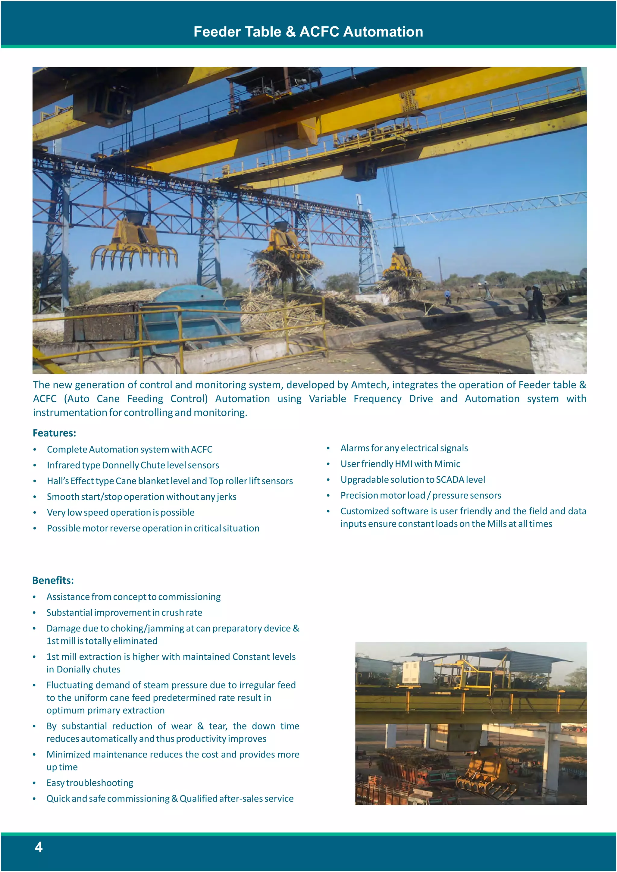 Amtech | SUGAR CENTRIFUGAL AUTOMATION TECHNOLOGY (SCAT) | PDF