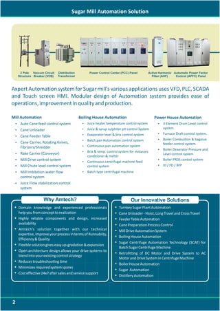 Amtech | SUGAR CENTRIFUGAL AUTOMATION TECHNOLOGY (SCAT) | PDF