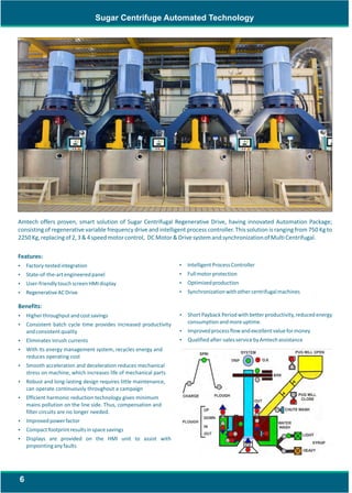 Amtech | SUGAR CENTRIFUGAL AUTOMATION TECHNOLOGY (SCAT) | PDF