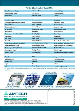 Amtech | SUGAR CENTRIFUGAL AUTOMATION TECHNOLOGY (SCAT) | PDF