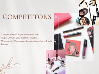 SUGAR cosmetics ppt | PDF