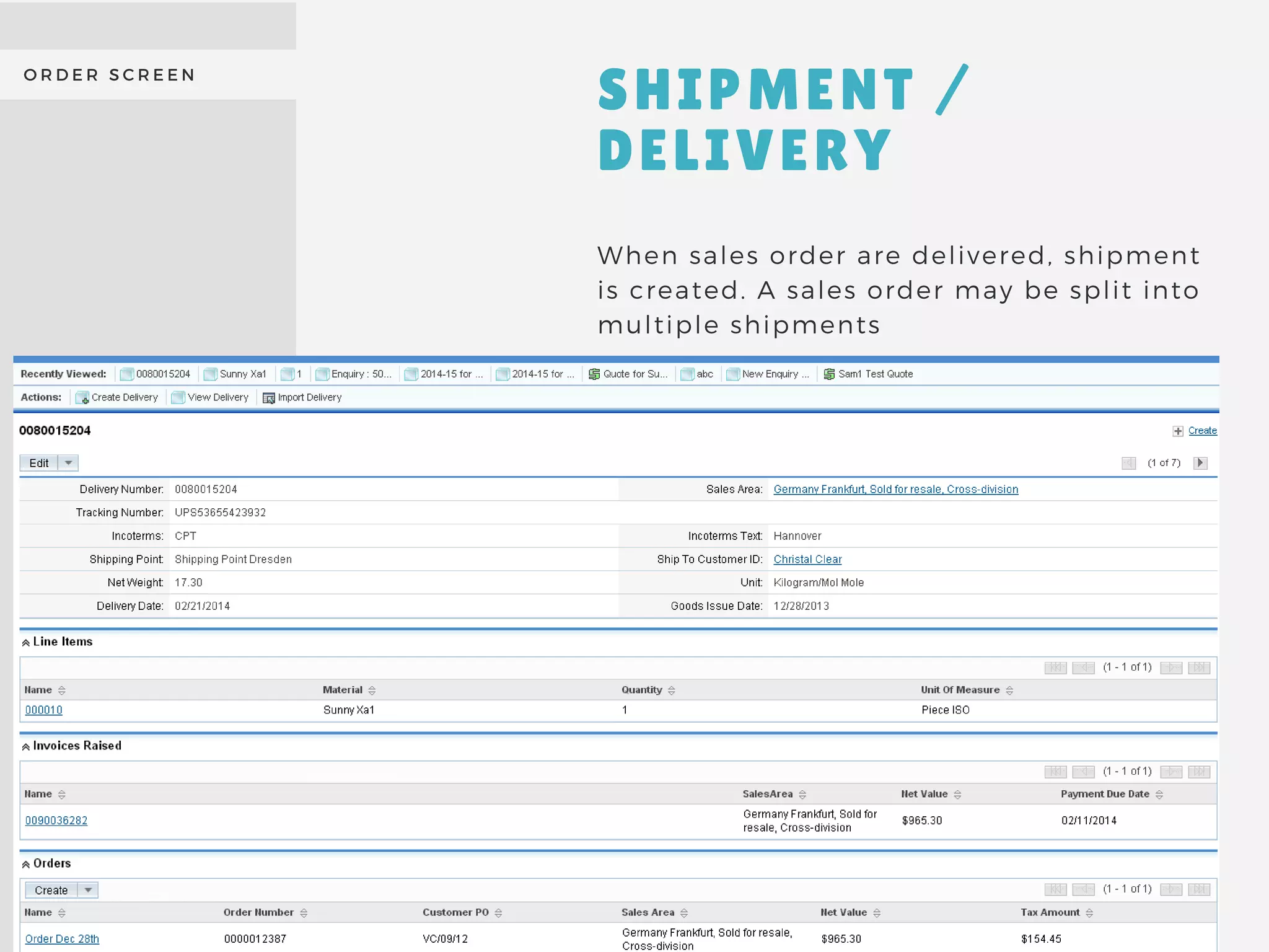 SugarCRM order management solution | PPT