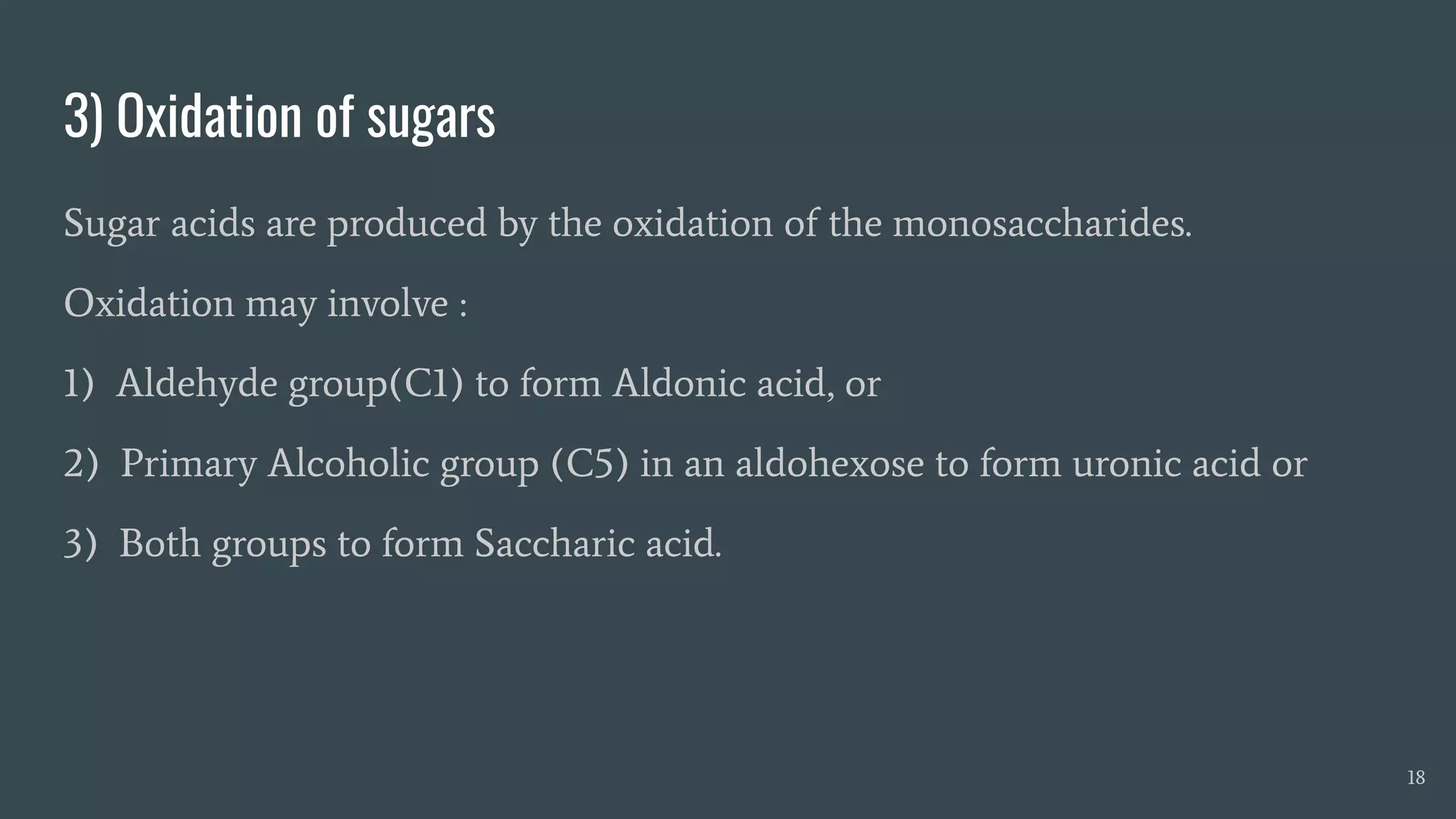 Sugar derivatives and reactions of monosaccharides | PDF