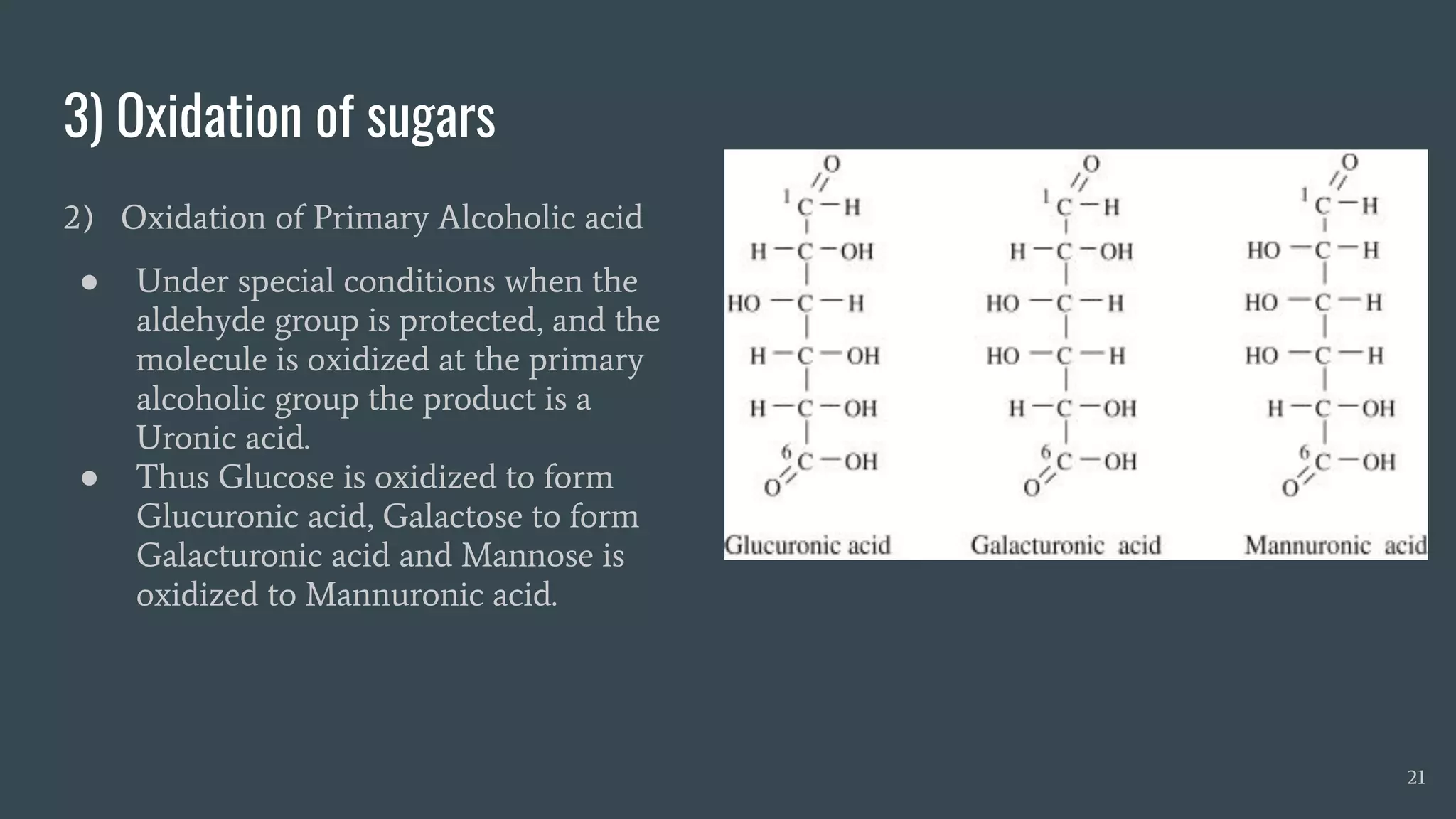 Sugar derivatives and reactions of monosaccharides | PDF