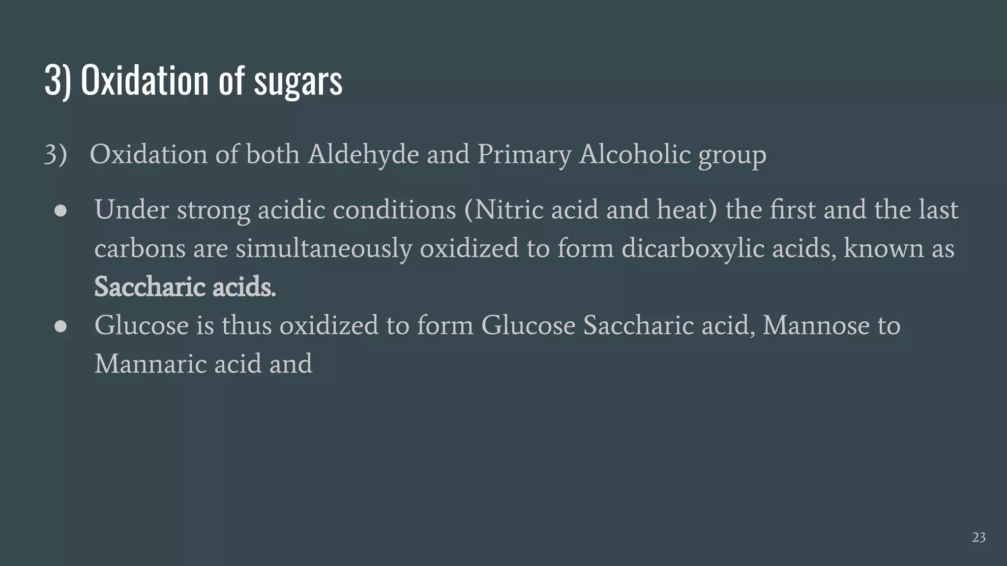 Sugar derivatives and reactions of monosaccharides | PDF