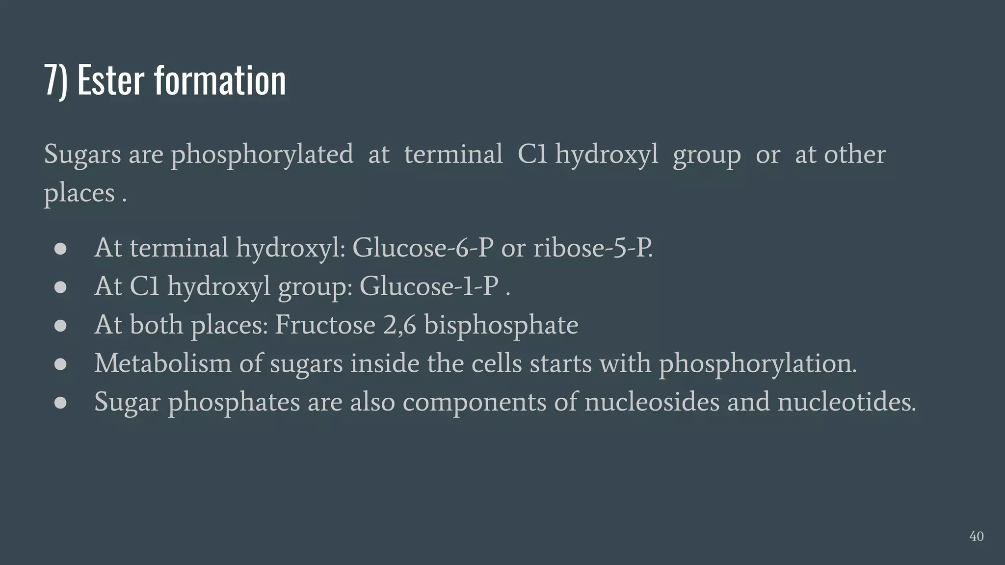 Sugar derivatives and reactions of monosaccharides | PDF