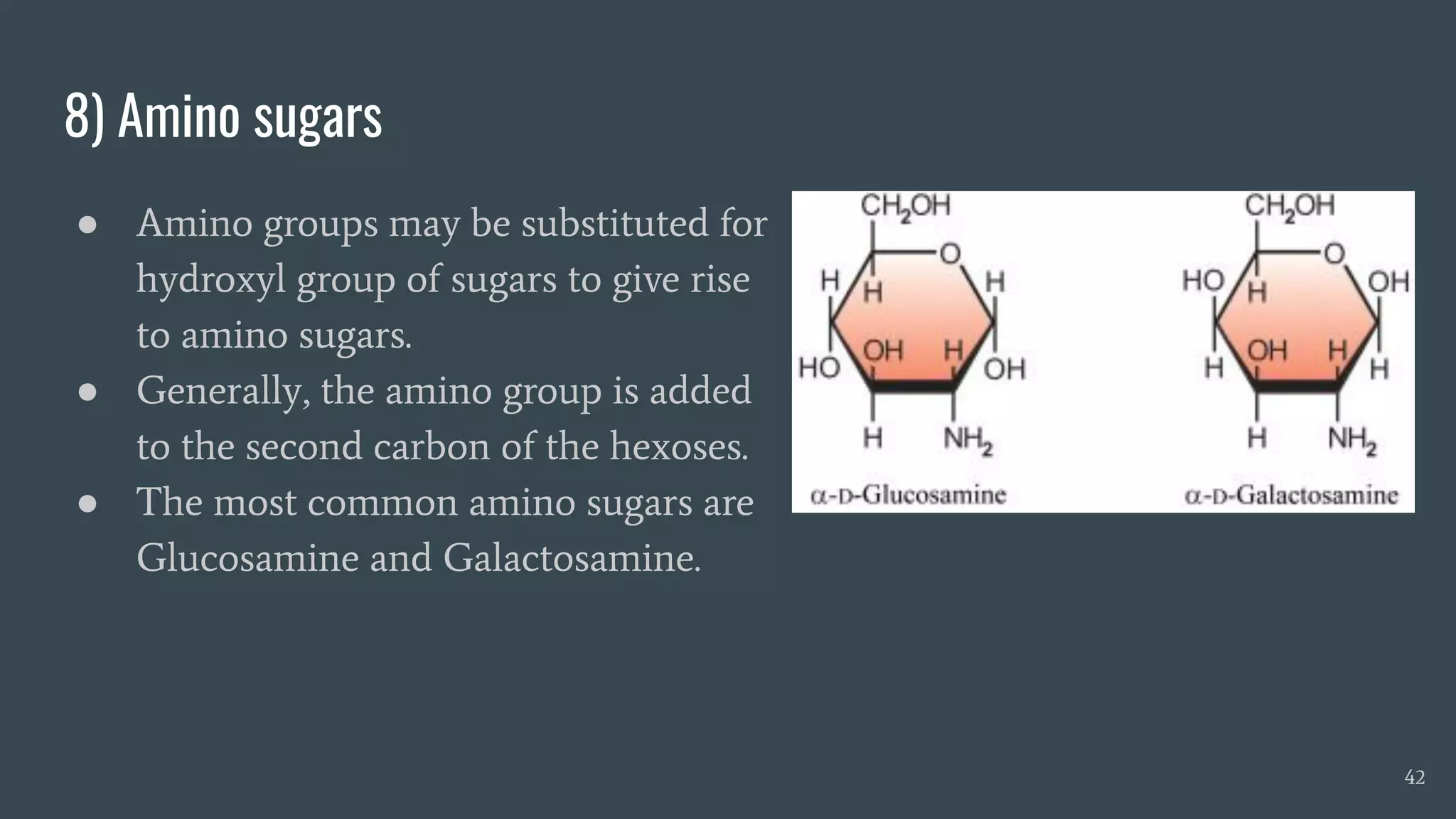 Sugar derivatives and reactions of monosaccharides | PDF