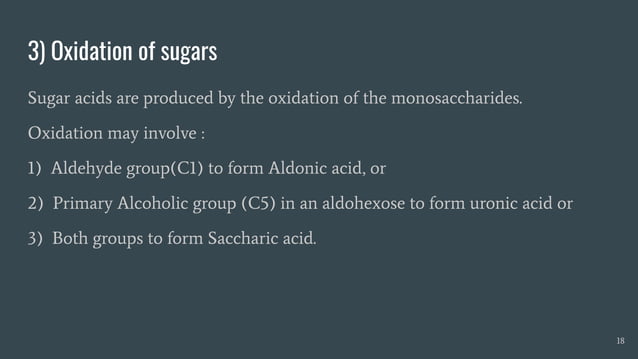 Sugar derivatives and reactions of monosaccharides | PDF | Chemistry ...