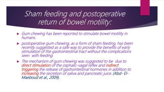 Sugar free chewing gum for early recovery of | PPTX | Pregnancy ...