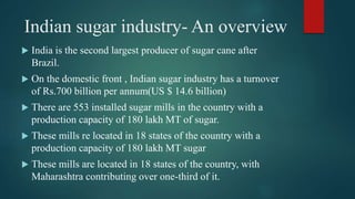 Sugar Industry | PPTX