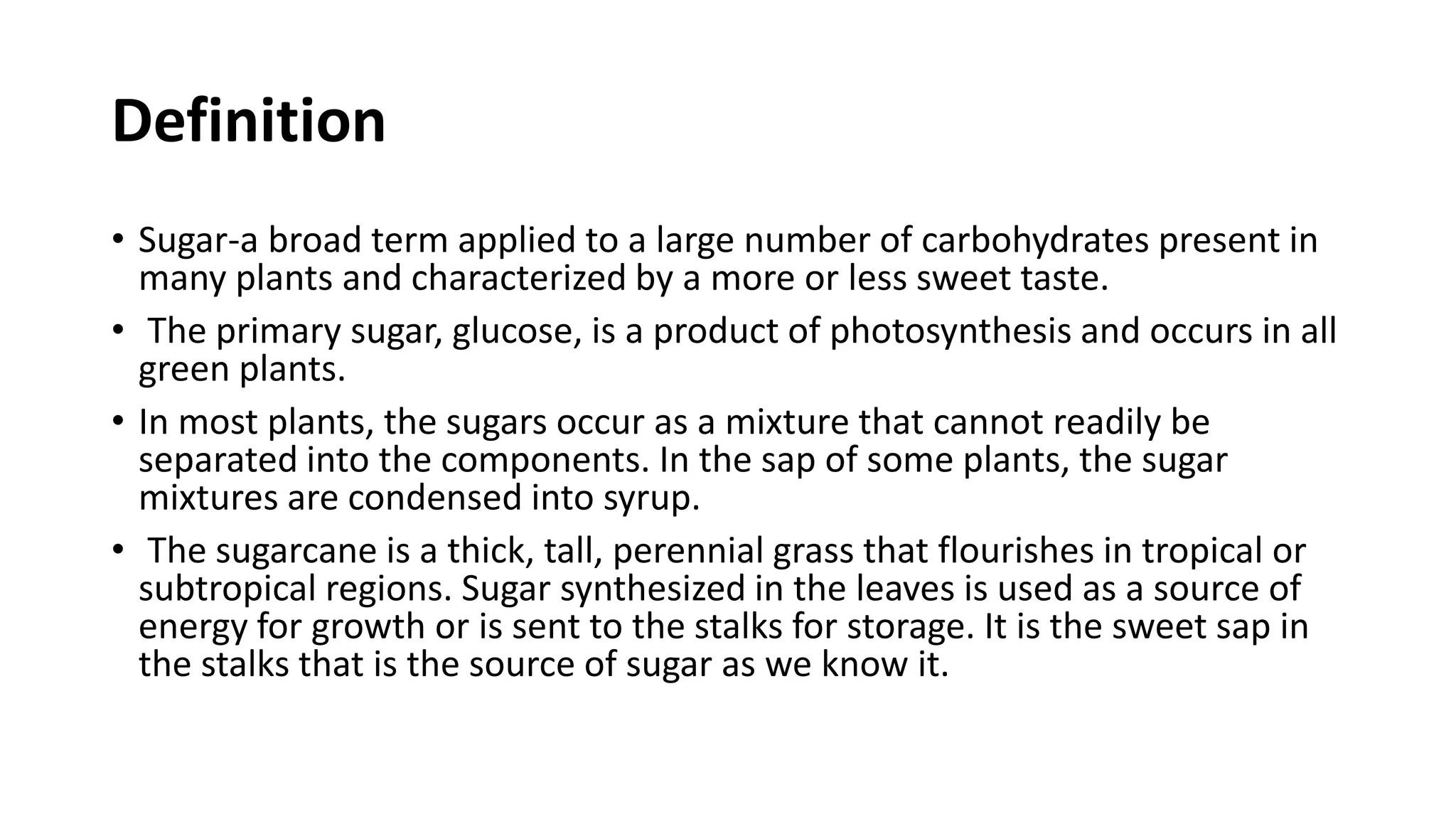 Sugar industry 01 | PPTX