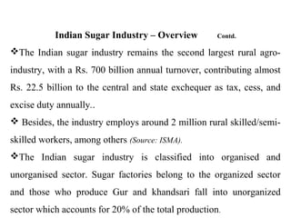Sugar industry in india | PPT