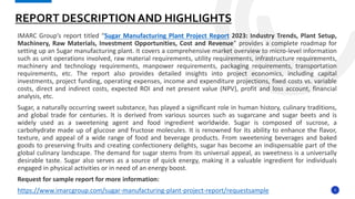 Sugar Manufacturing Project Report 2023 Edition | PPTX