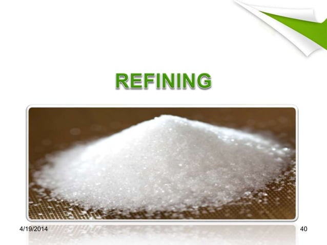 Sugar manufacturing process | PPTX | Desserts and Baking | Food & Drink