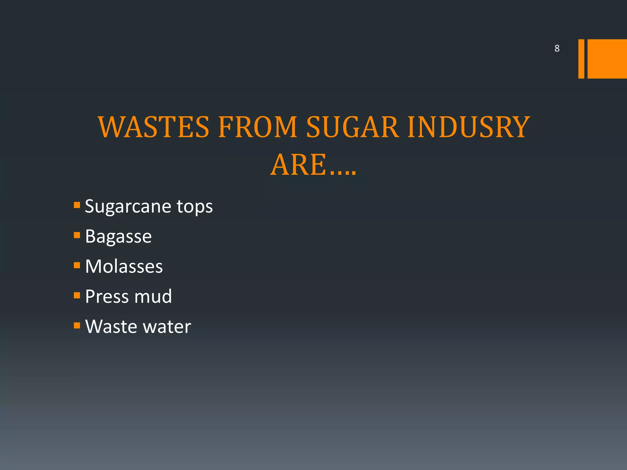 waste utilization in sugarmills | PPTX