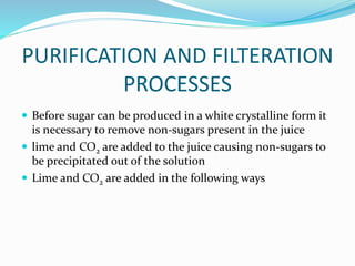Sugar processing | PPTX