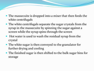 Sugar processing | PPTX