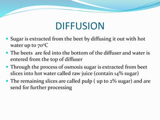 Sugar processing | PPTX