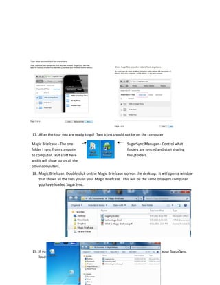 Sugarsync bances | DOC | Operating Systems | Computer Software and Applications
