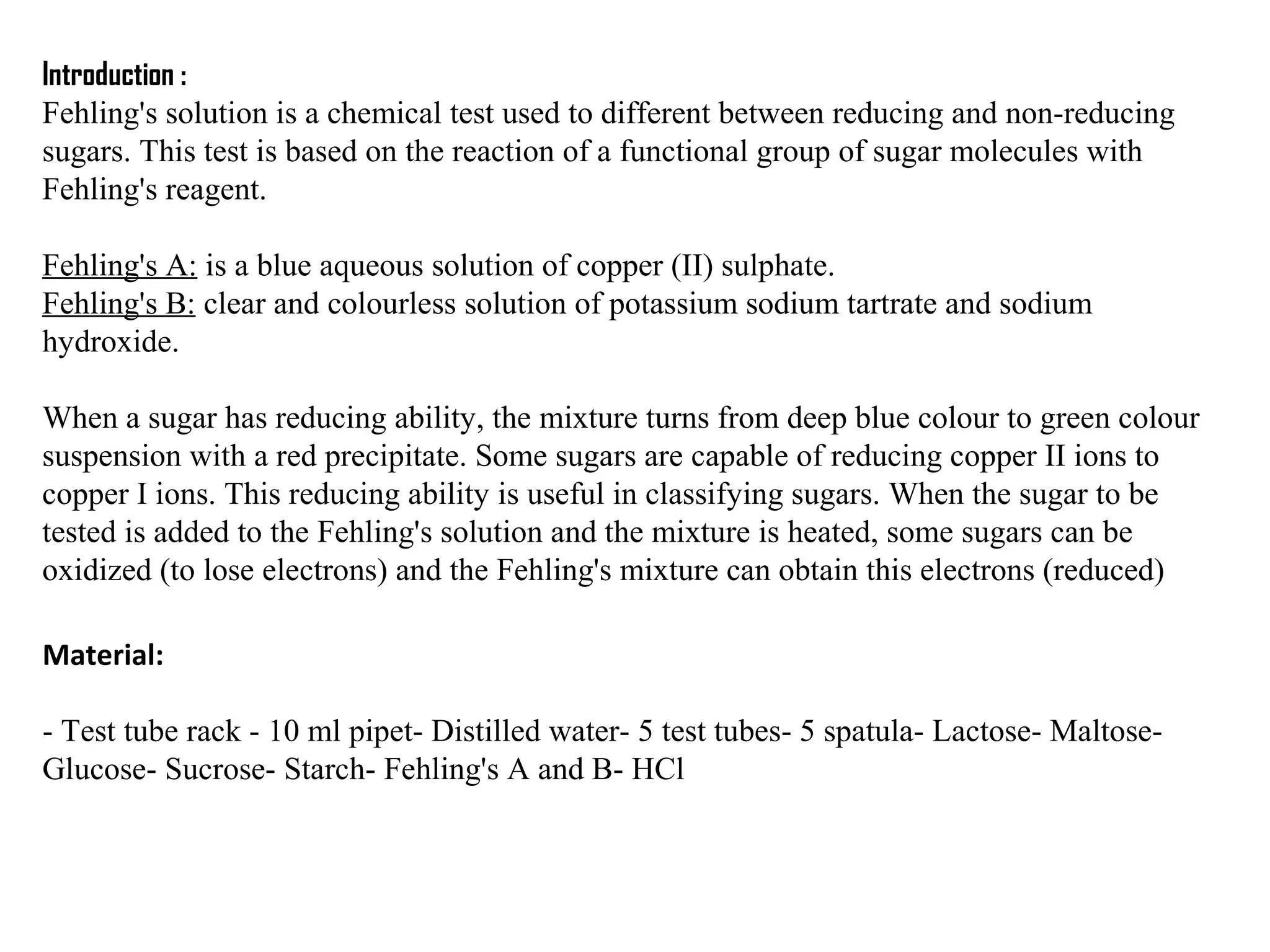 Sugar test | PPT