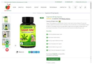 Sugartone Diabetes Control 30 Veg Capsules.pdf
