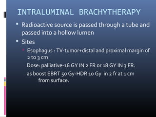 clinical applications of ldr and hdr brachytherapy | PPT