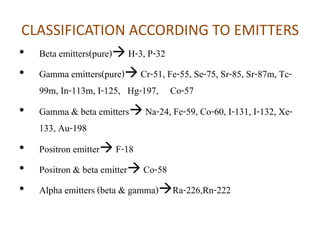 RADIOISOTOPES AND CLINICAL USES | PPTX