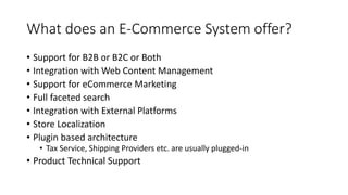 Sug bangalore - sitecore commerce introduction | PPT