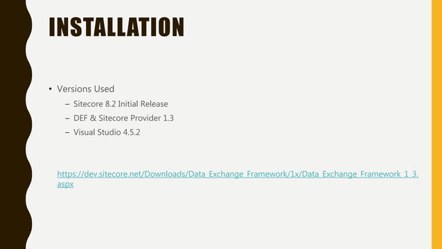 Sugblr deep dive data exchange framework with sitecore | PPT