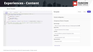 SUGCON ANZ 2022 Sitecore Personalize Technical.pptx | Web Development | Internet