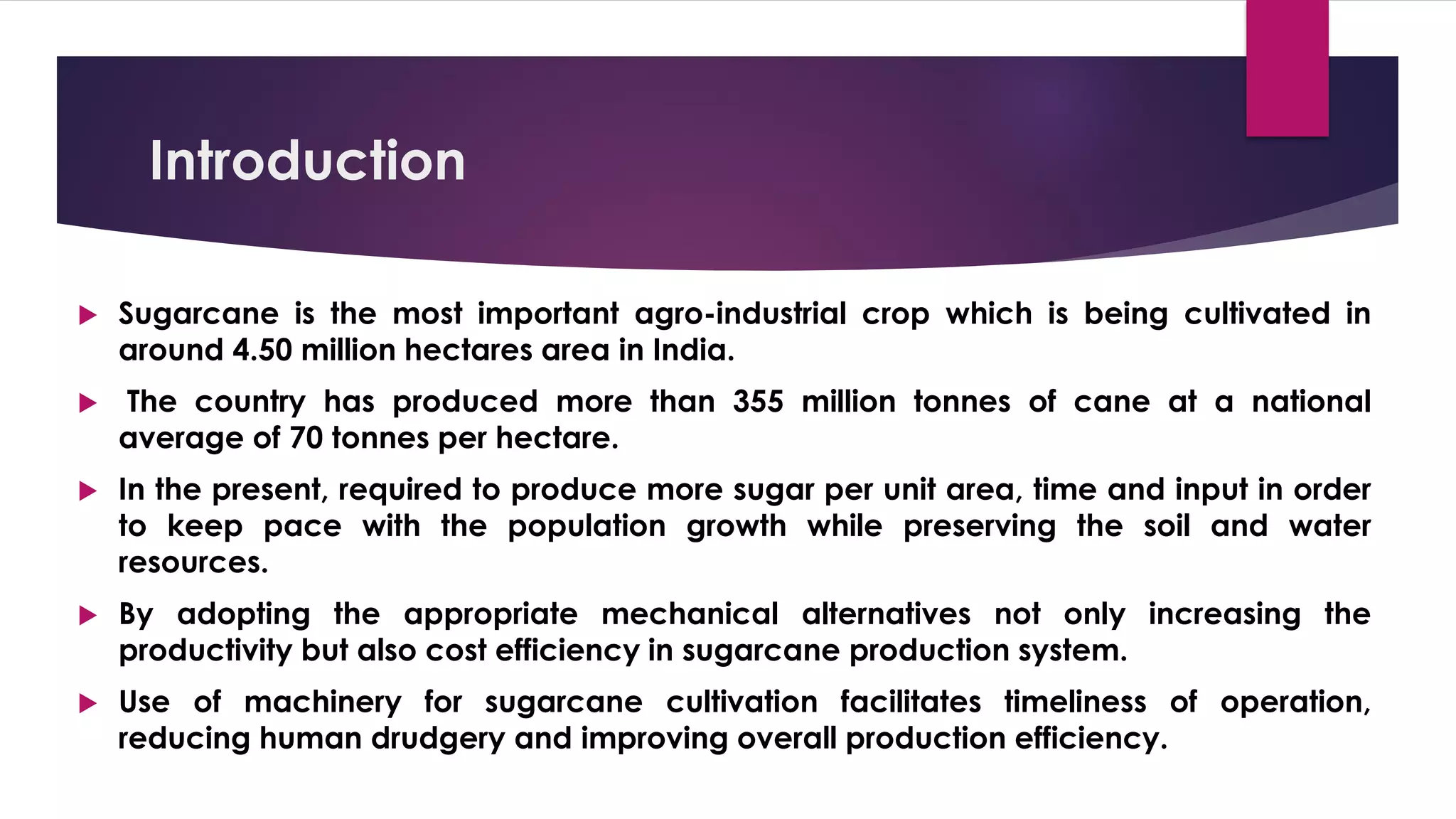 Sugercane harvesting machinery | PDF
